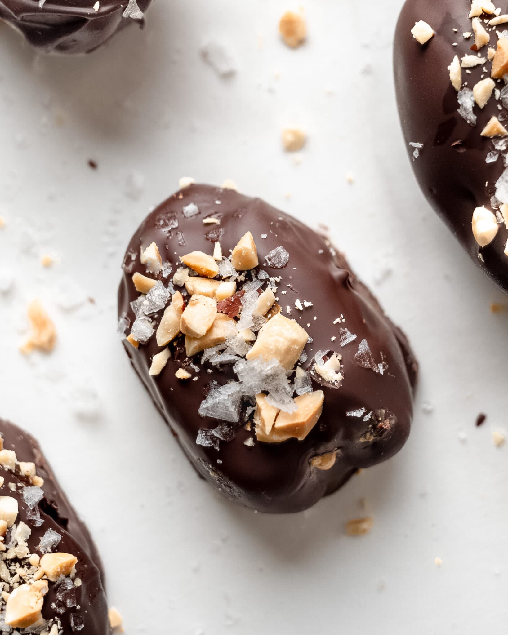 Homemade Chocolate Covered Date Snickers Recipe