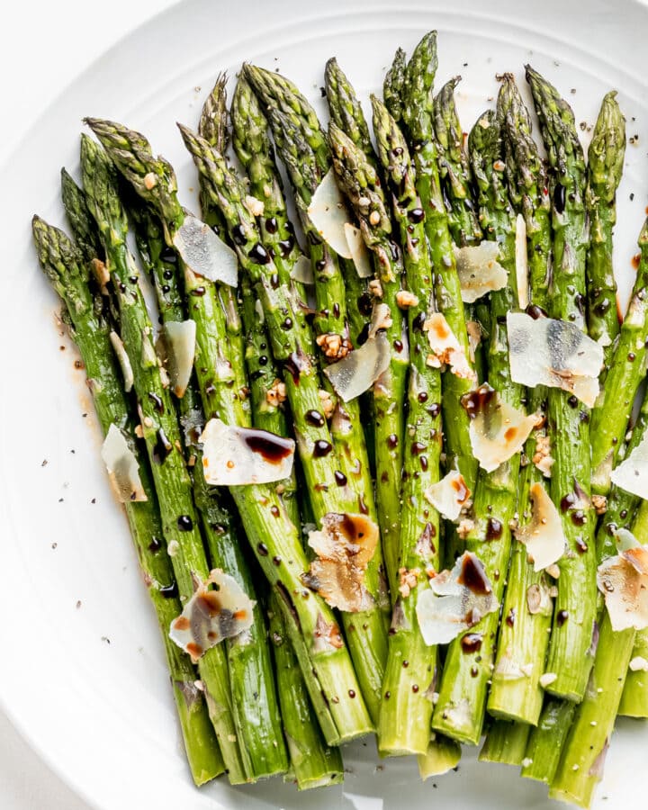Roasted Asparagus With Balsamic Vinegar Glaze