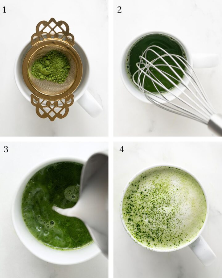 Vanilla Matcha Latte Recipe