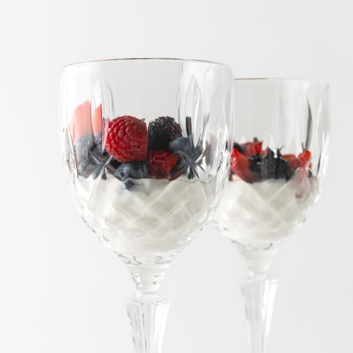 How To Make Fruit Cups For A Party (Yogurt And Berries)